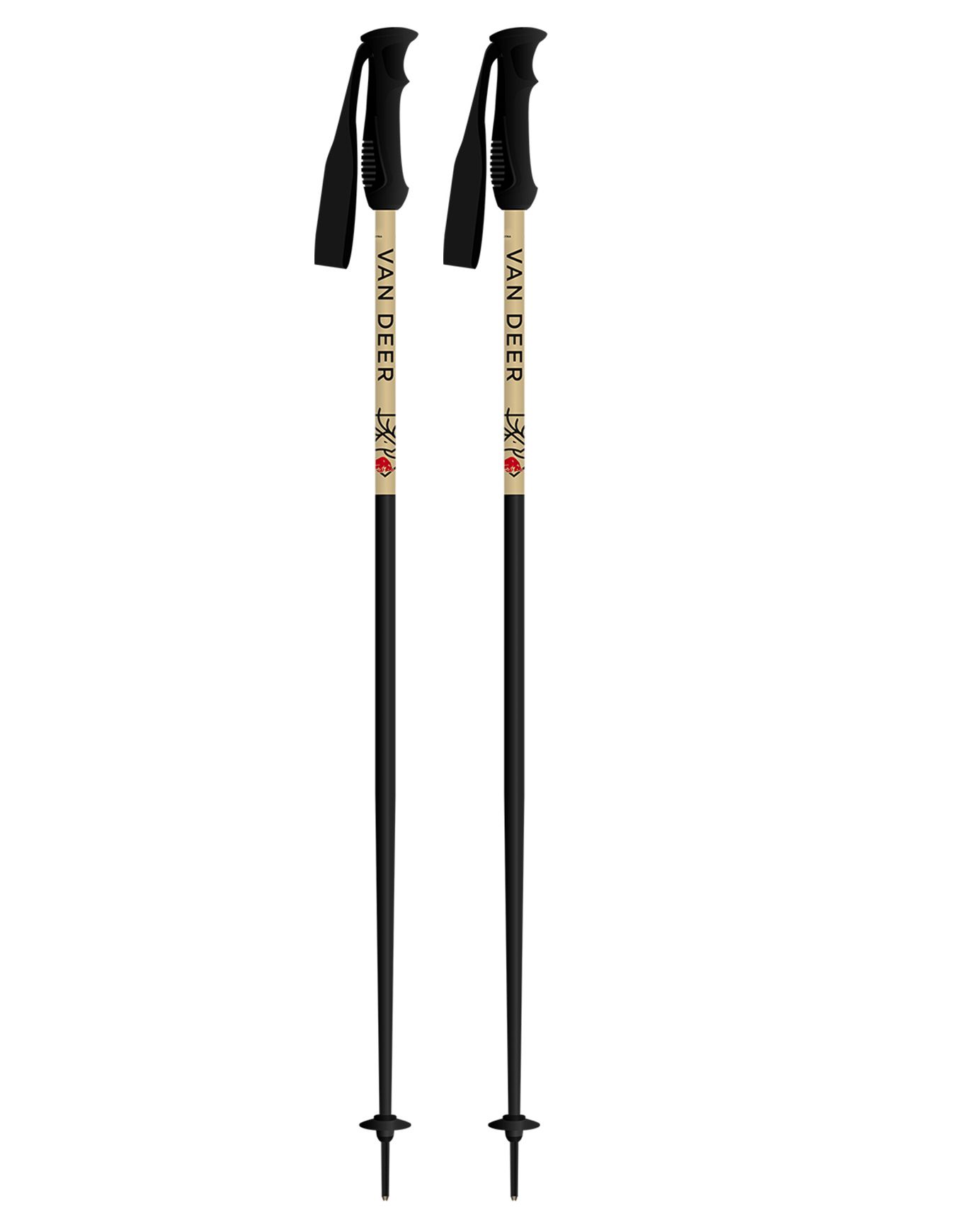 Van Deer Piste Carbon Sand Ski poles : Snowleader