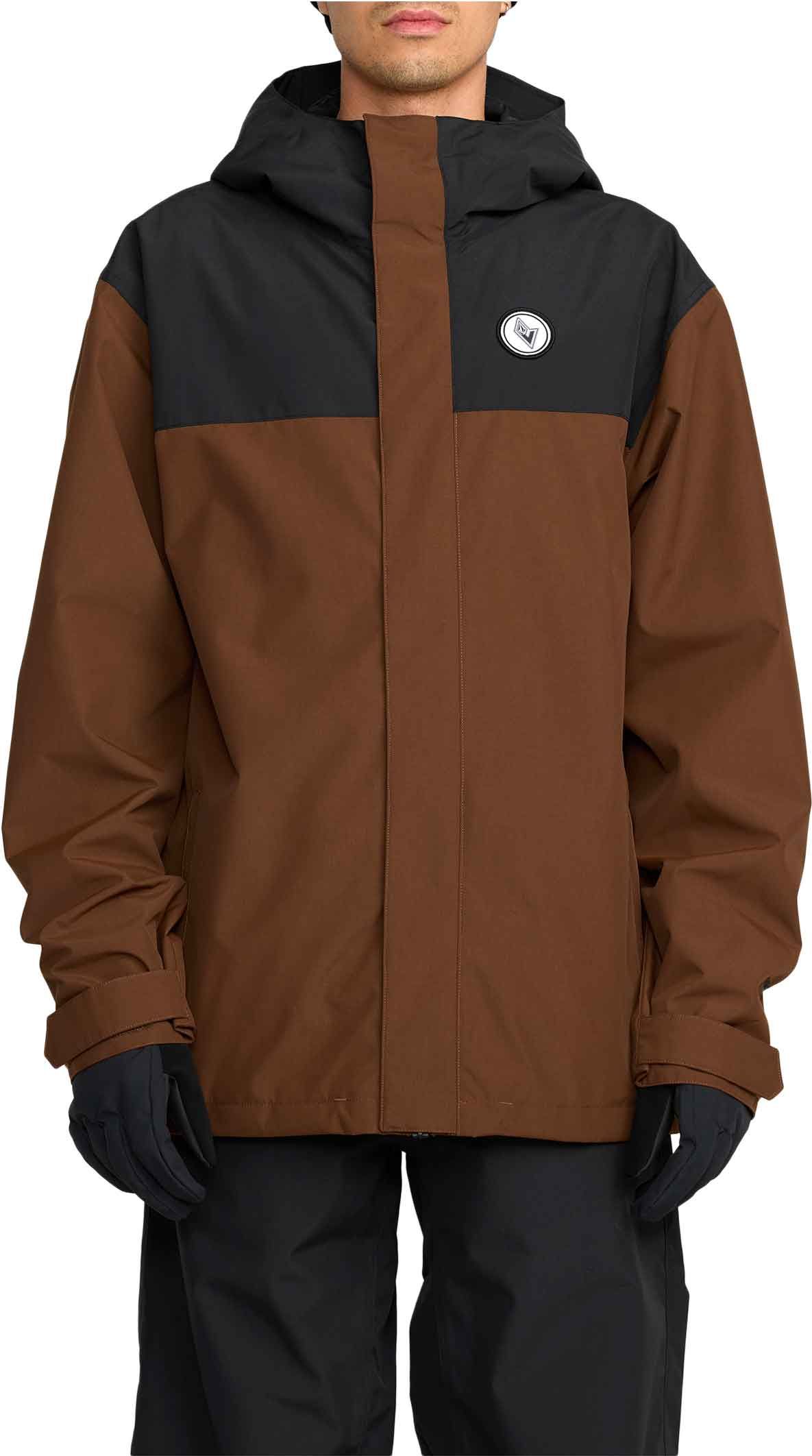 Volcom Buckthreeeighty Jacket Brown Ski jackets : Snowleader