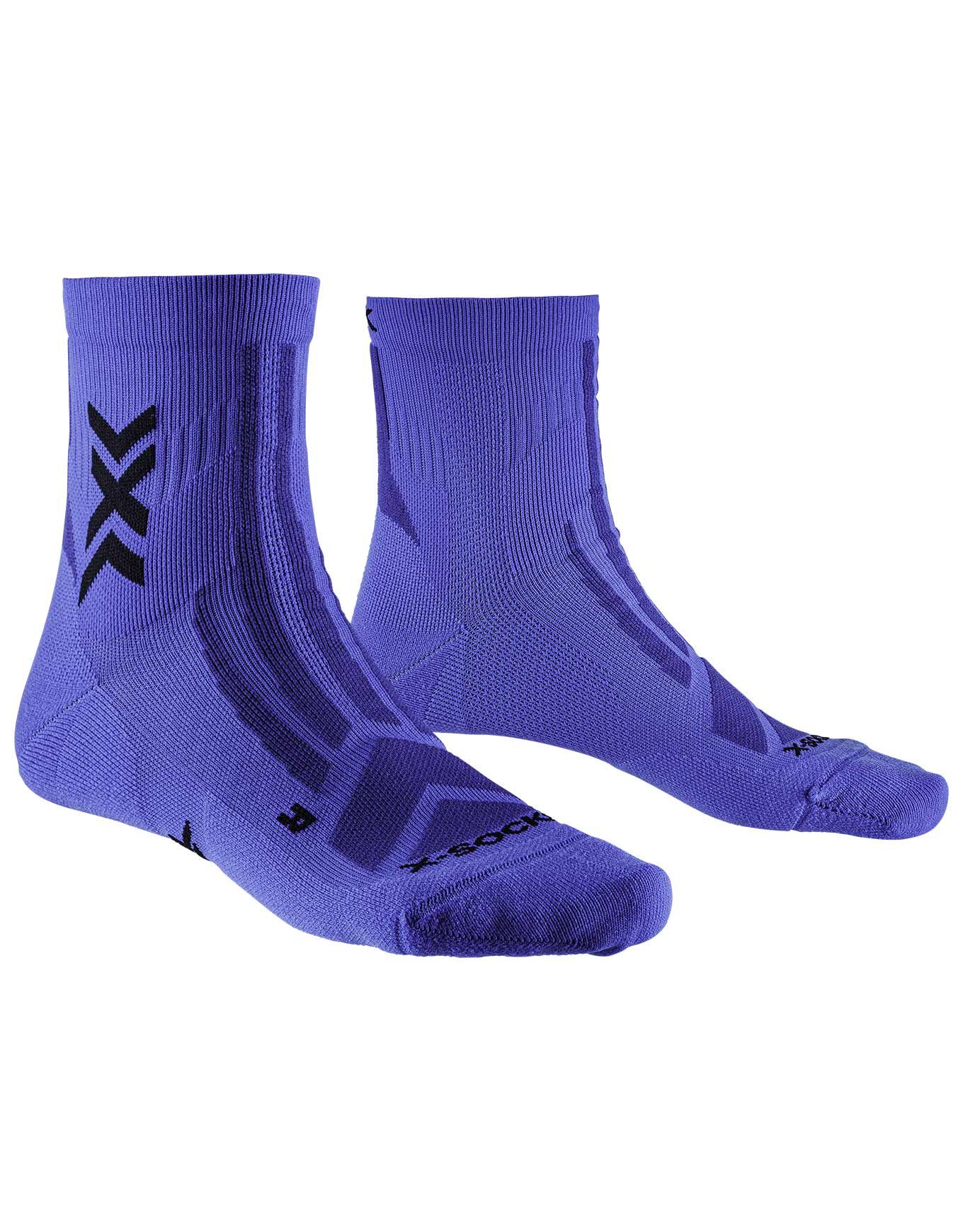X-Socks Hike Discover Ankle Twyce Blue Blue Walking socks : Snowleader