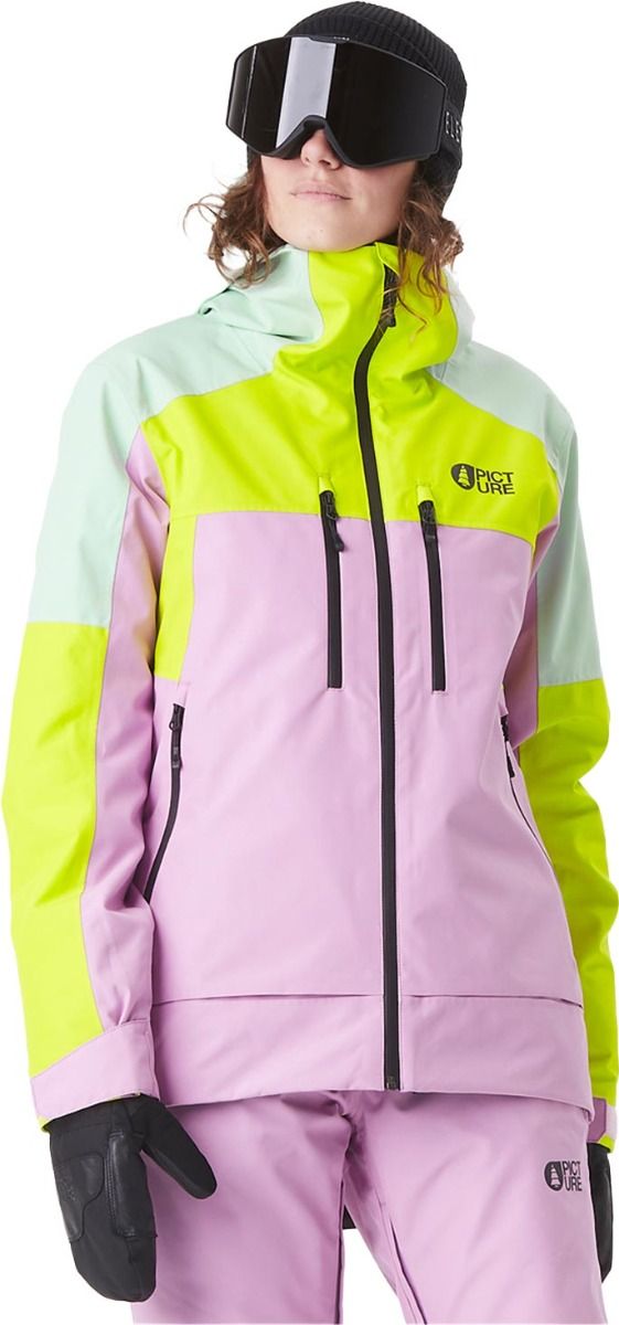 Picture Organic Clothing Exa Jkt Orchid Acid Silt Green Women's ski ...
