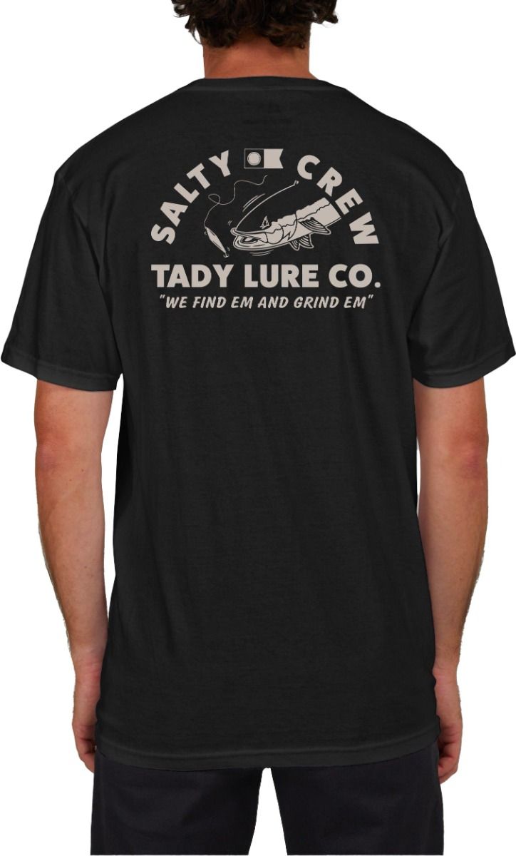 Salty Crew Tady Classic Pocket S/S Tee Pigment Black T-Shirts : Snowleader